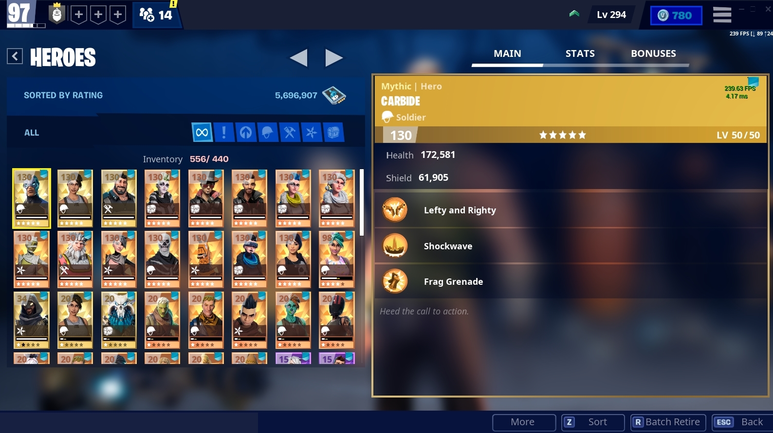 Selling - OG Season 1 Stacked Account 183 skins + STW Stacked (£300 ...