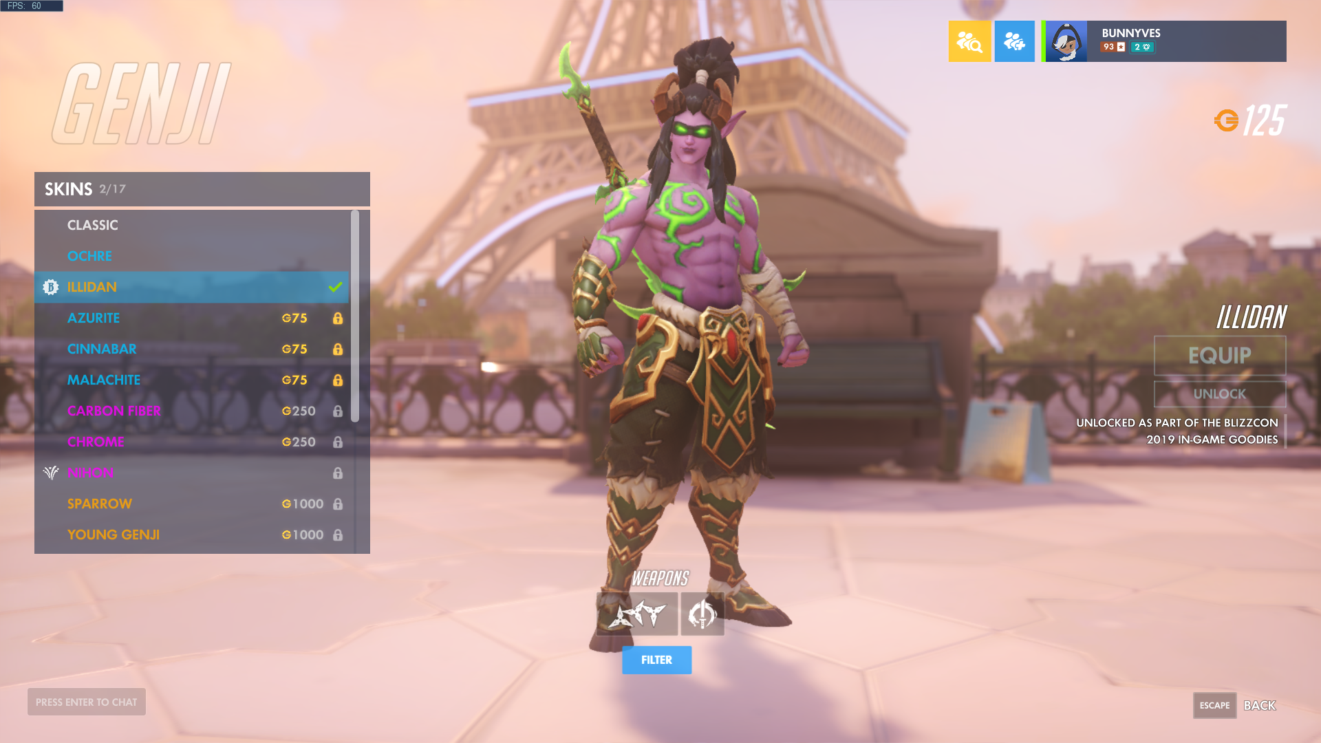 Trading - Tyrande Sym+Illidan Genji trading for Pink Mercy - EpicNPC