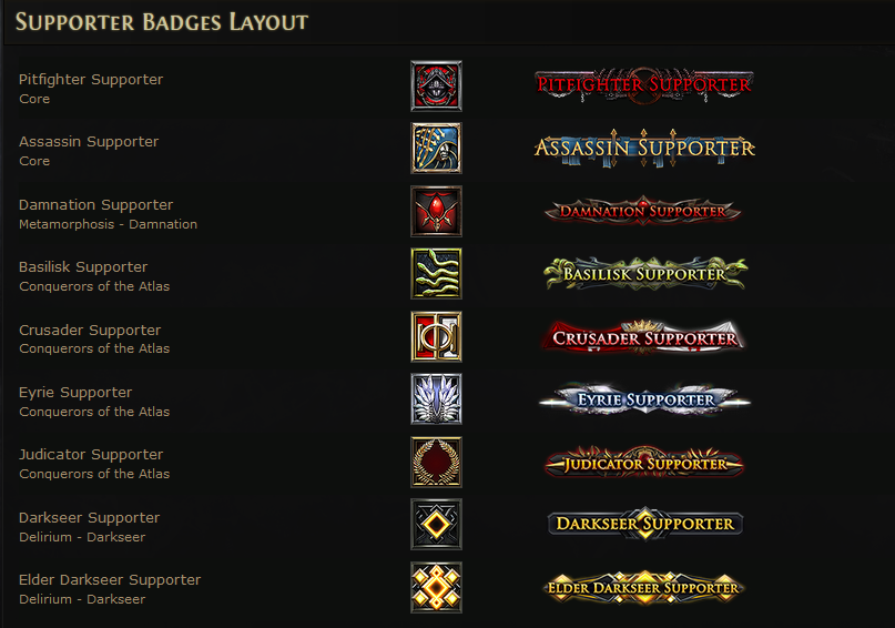 POE MTX account Orion pack, multiple other packs, multiple 90 ...