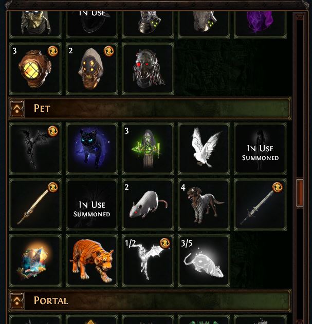 POE MTX account Orion pack, multiple other packs, multiple 90 ...
