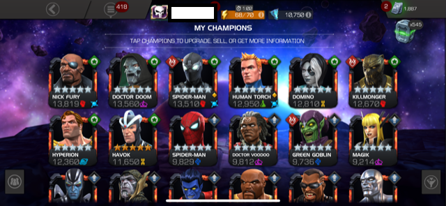 MCOC Very Solid ACCT - God tier champs | EpicNPC Marketplace
