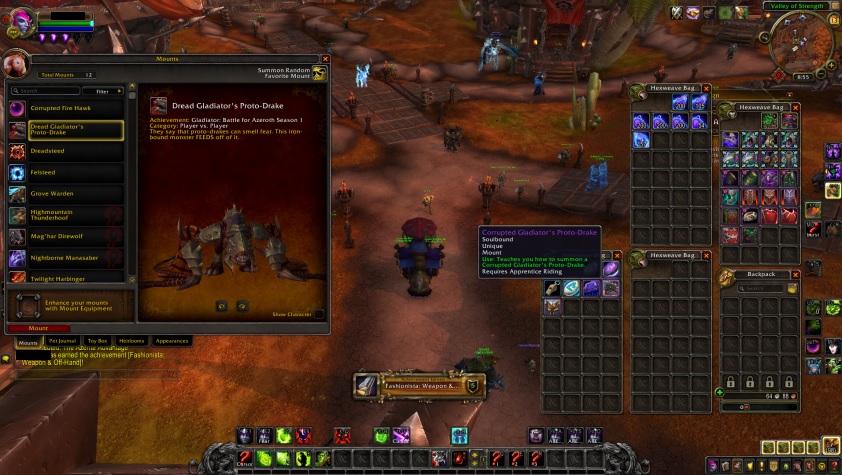 Selling - 2x Gladiator Warlock / Dread & Corrupted Glad Proto-Drake ...