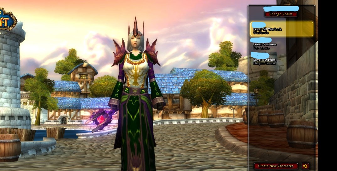 SOLD - Human Warlock US (PvP) Full T1,T2 and T2.5, Qiraji acolyte staff ...