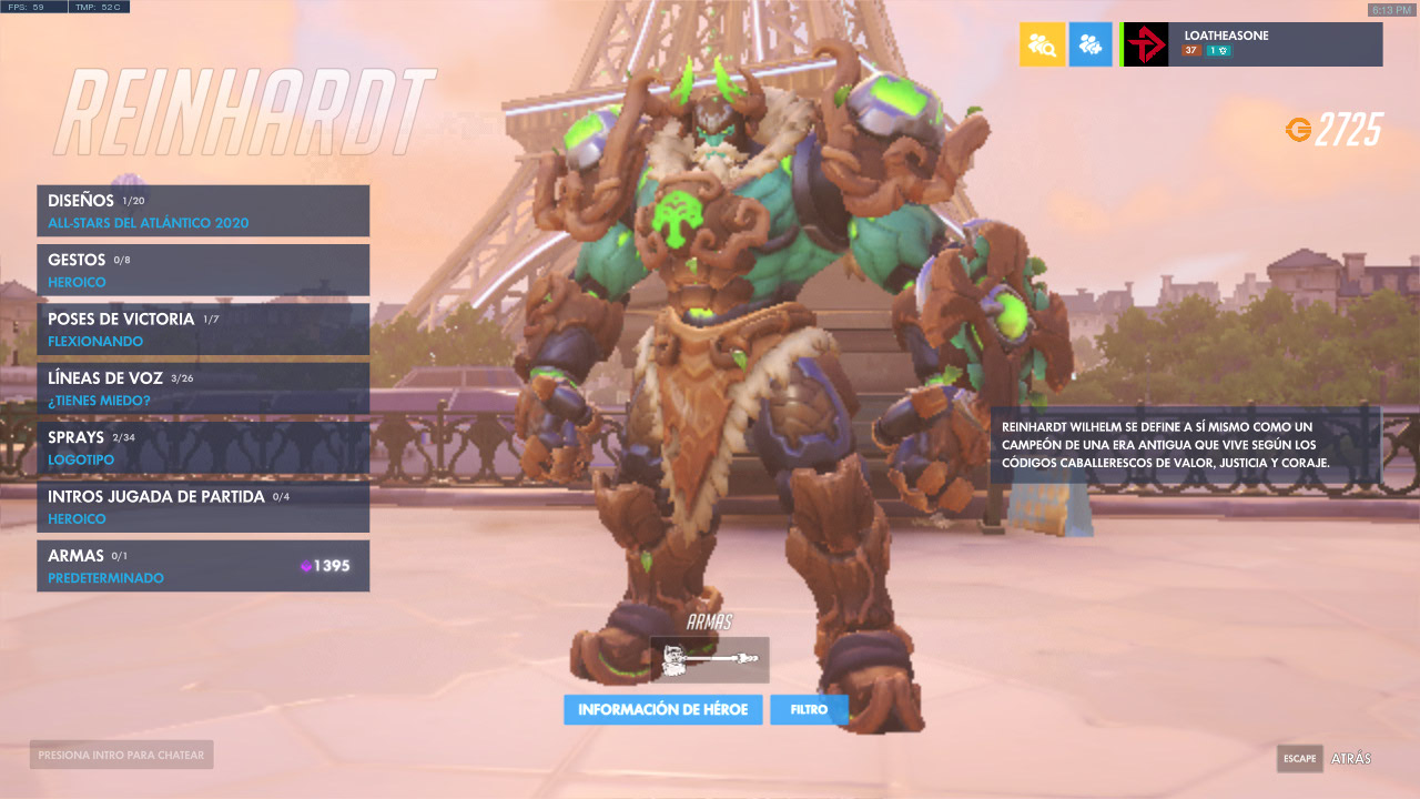 Selling - OW legendary edition / All star rein skin / 3500 sr dps and ...