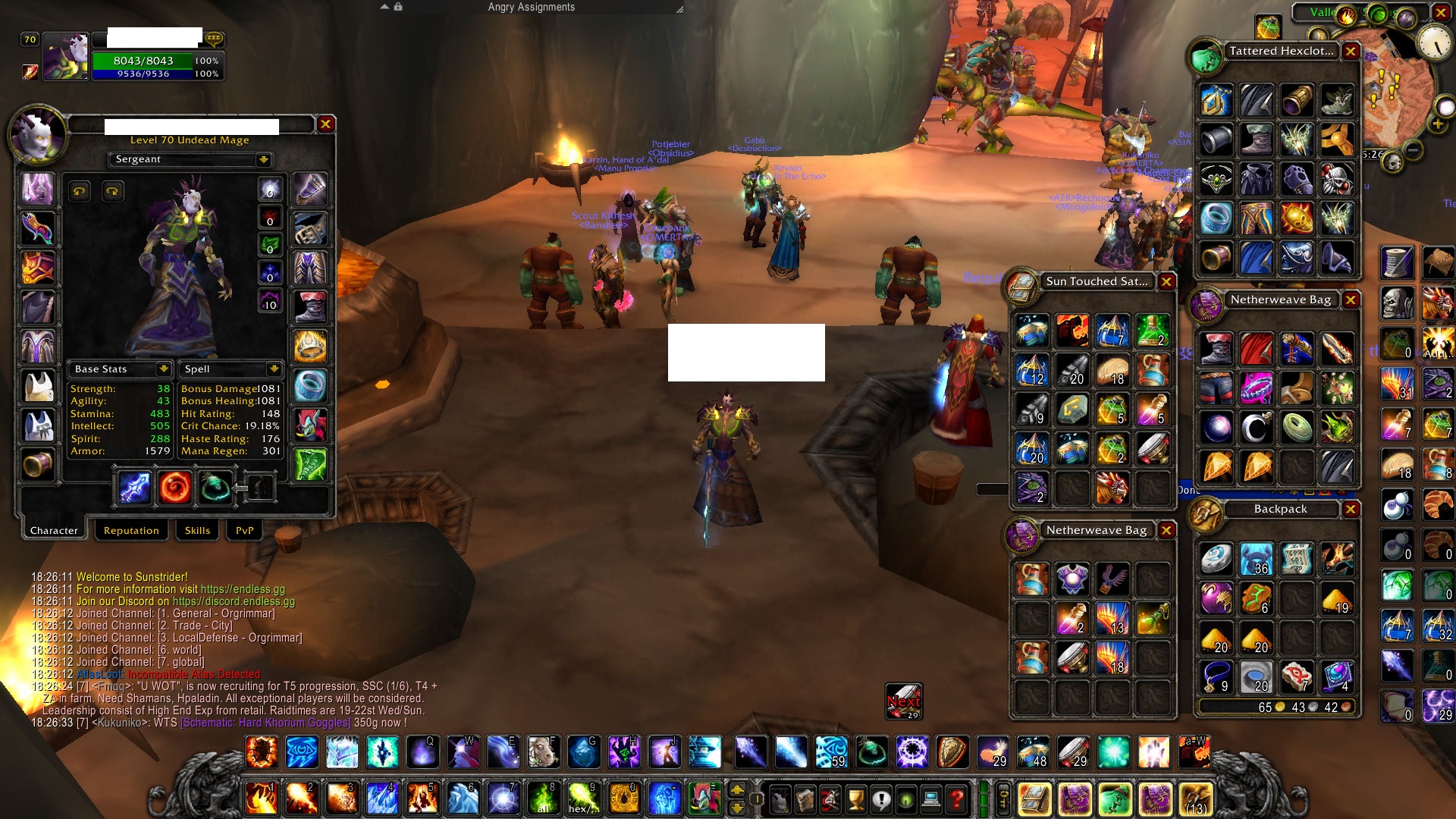 SOLD - Endless wow tbc t5 arc/t6 fire mage | EpicNPC Marketplace