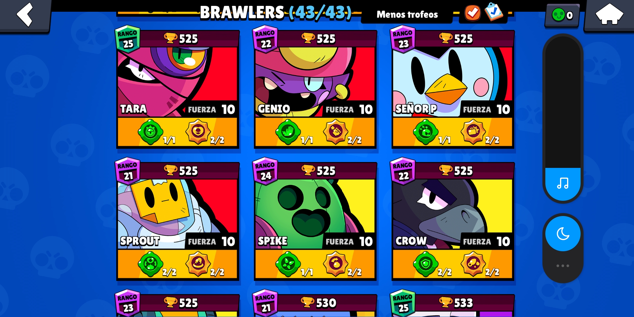 43/44 brawlers, all gadgets and star powers. | EpicNPC Marketplace