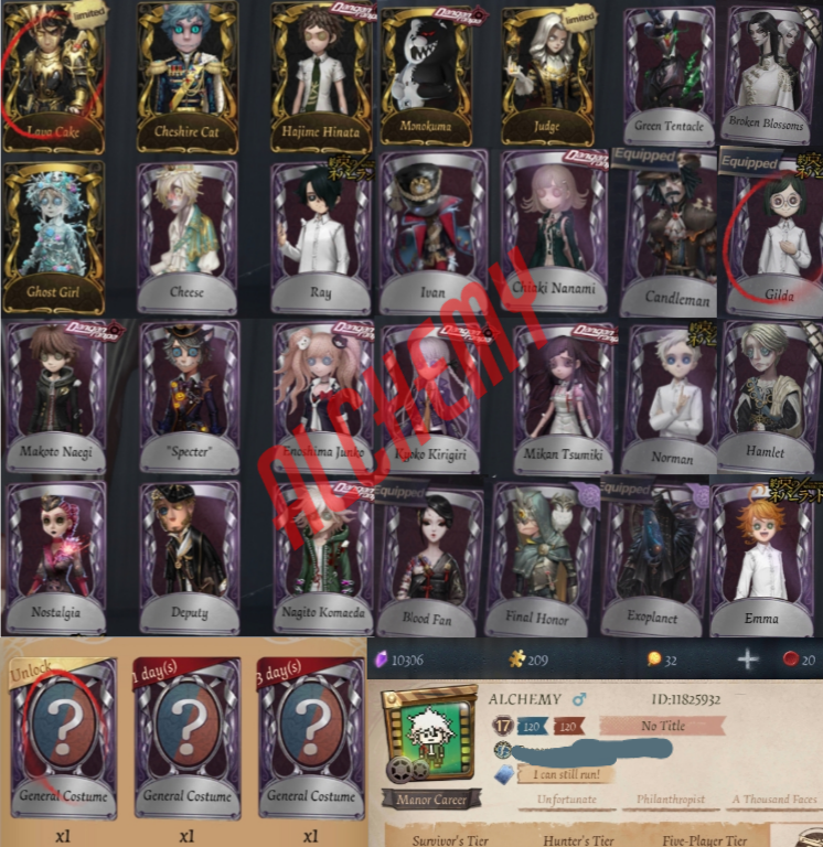 Selling - [na/android] selling idv account : dr, tpn, lava cake, judge ...