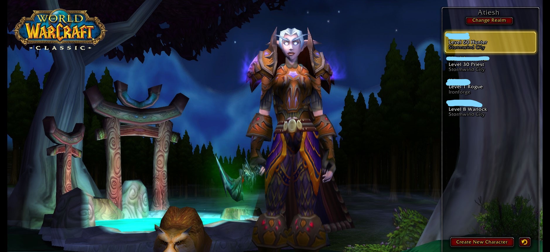 SOLD - NE Female Hunter US (PvE) 6/9 T3, Eye of Nerub, and Bis cloak ...