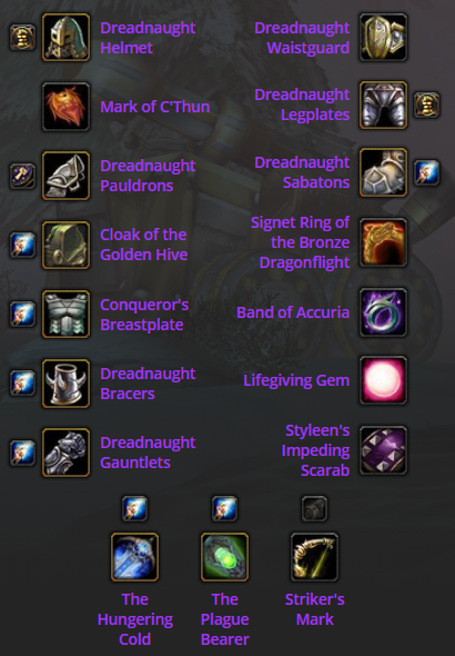 SOLD - [EU PvP] Warrior Dwarf 7 T3, 5 T2.5, Hungering cold, Maexxna's ...