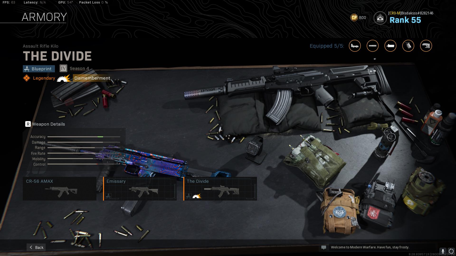 Selling - CoD: Warzone / Damascus Camo Unlocked / 200 BR Wins / 2.05 KD ...