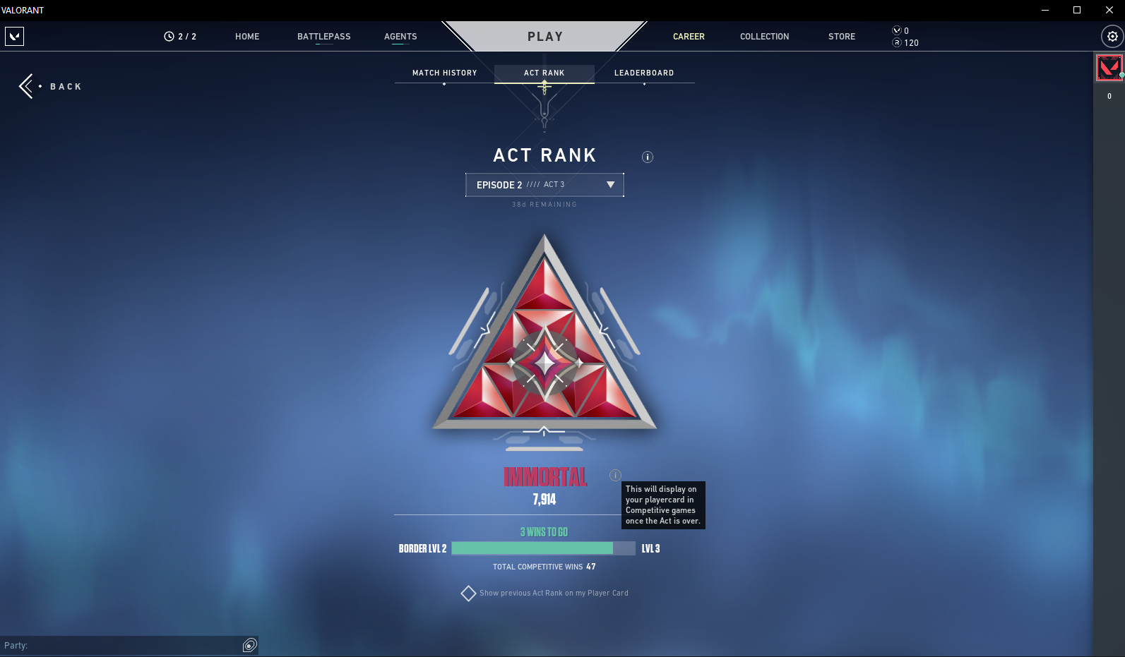 [NA] [Episode 2 Act 3] Valorant Immortal Personally Made [Full Access ...