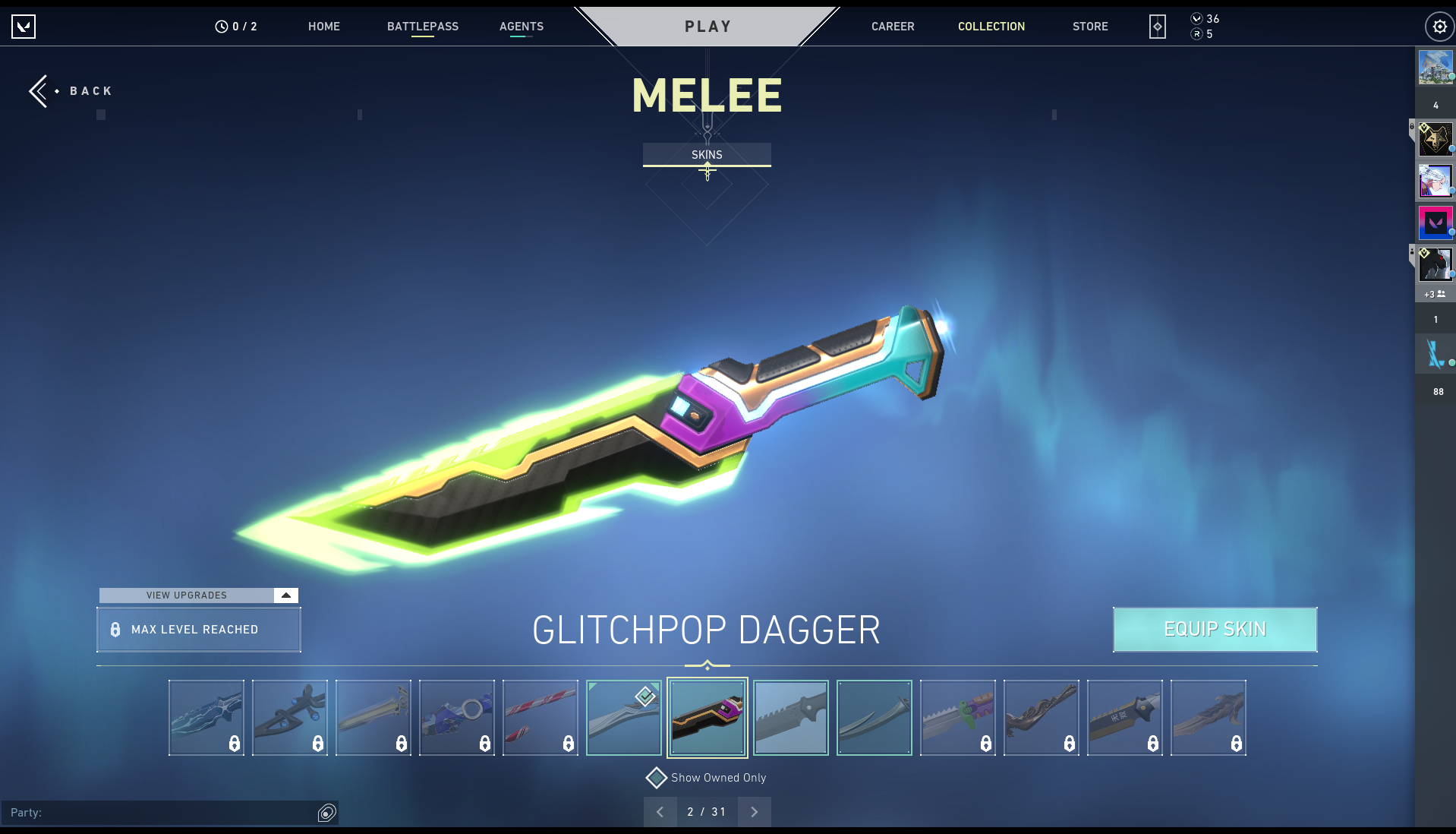 Selling - glitch pop dagger / sovereign sword / reaver op | EpicNPC ...