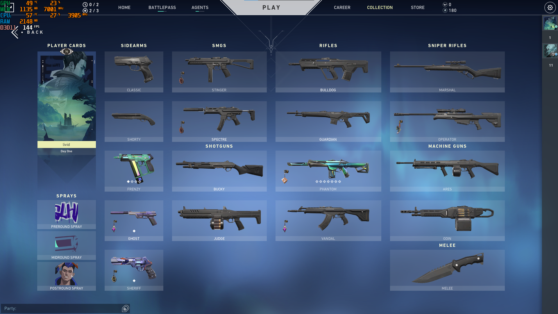 Valorant Prime Phantom FA account ~ $15 only | EpicNPC Marketplace