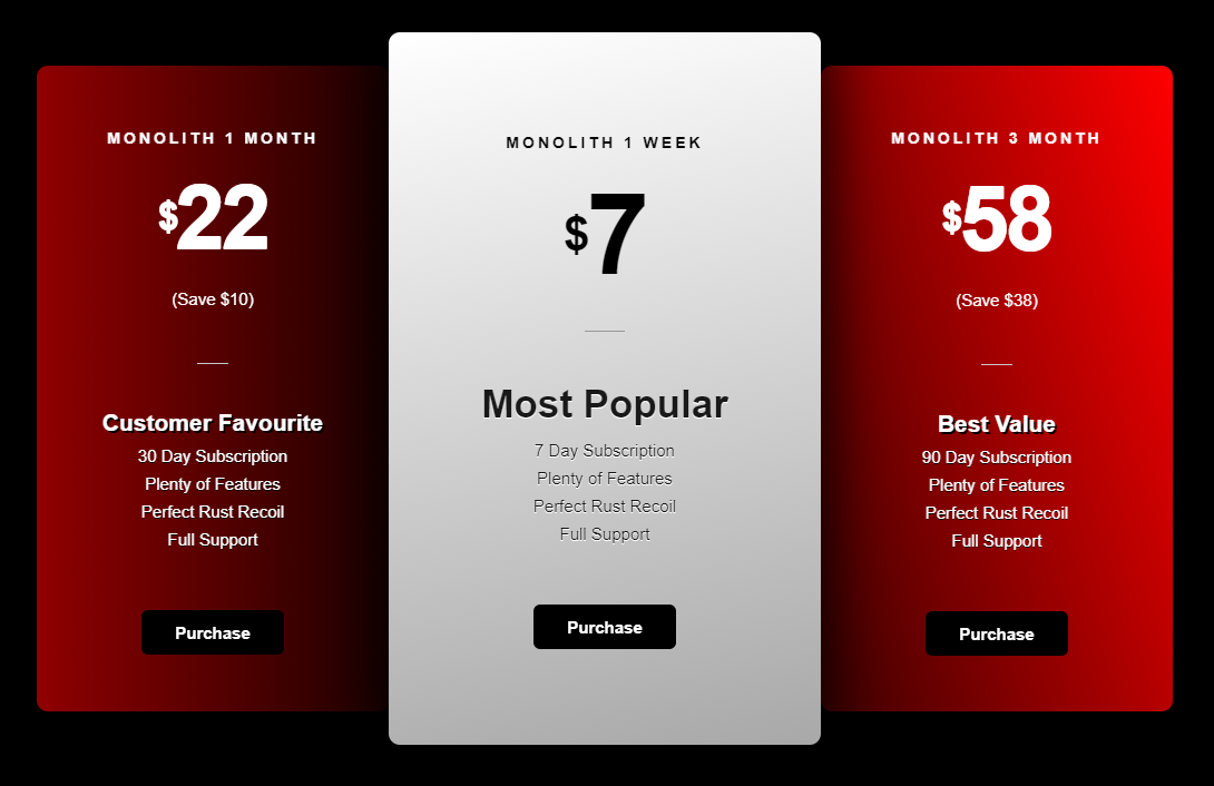 Selling - Monolith Rust Script | Starts from ONLY $7 a week | EpicNPC ...