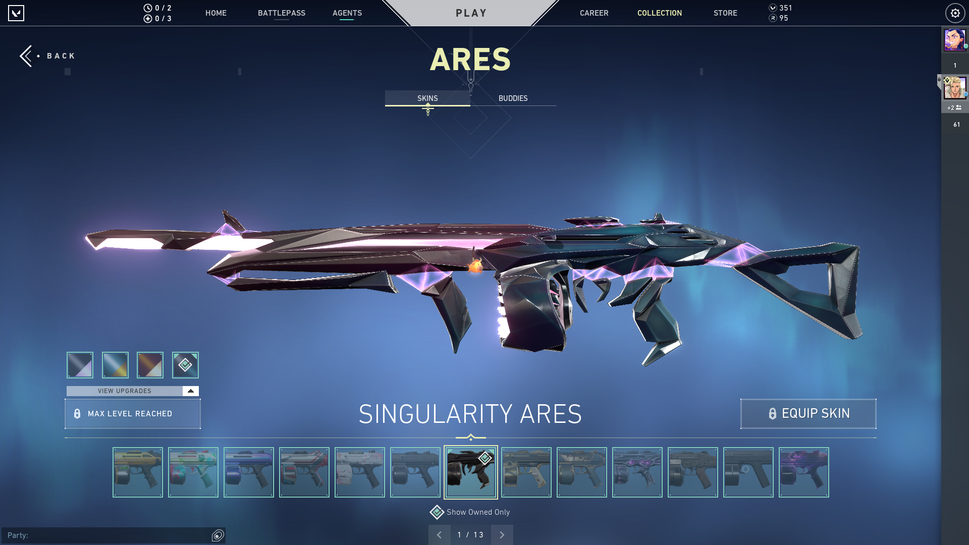 Selling - Passed Immortal Valorant Acc with immortal gun buddy ...