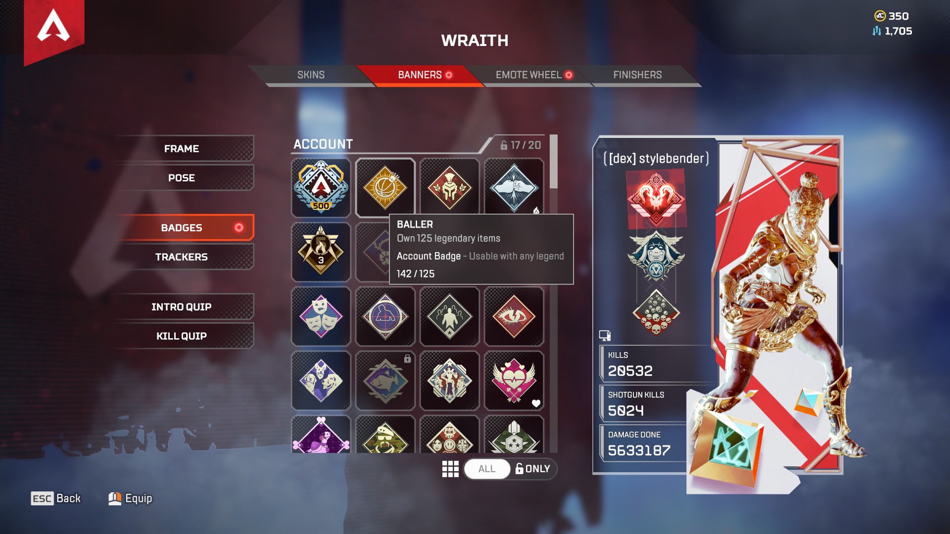 Selling - Ultra Rare S5 Animated Predator + 100 Arenas Winstreak ...