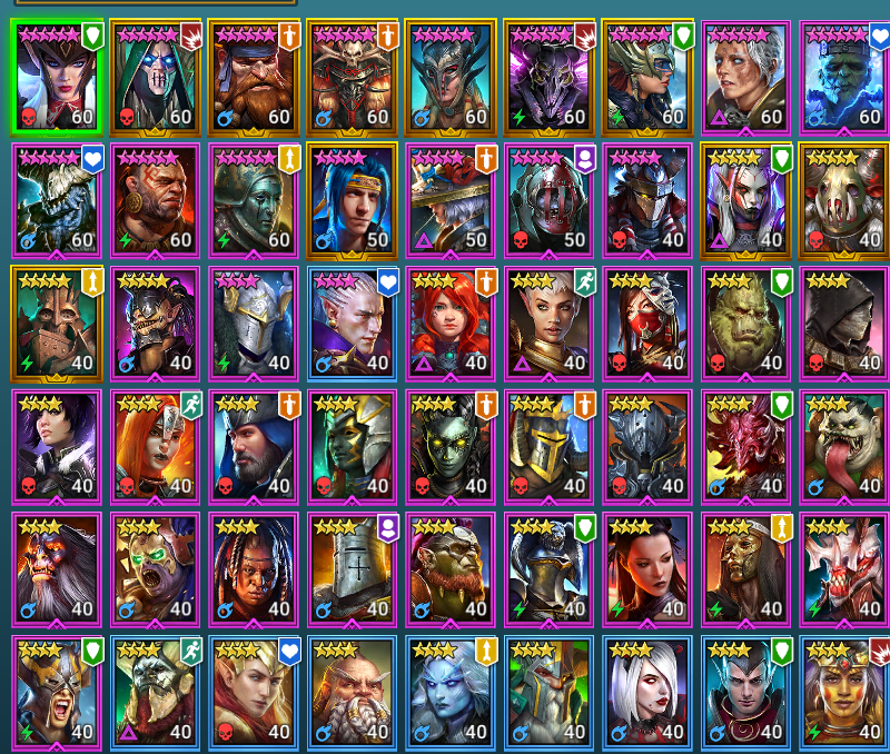 raid shadow legends Bad el Valkyrie Jintoro Hurndig Farakhin Aniri ...