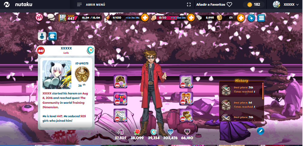 SOLD - Harem Heroes Acc Lvl : 447 Girl : 391 / 30$ | EpicNPC Marketplace