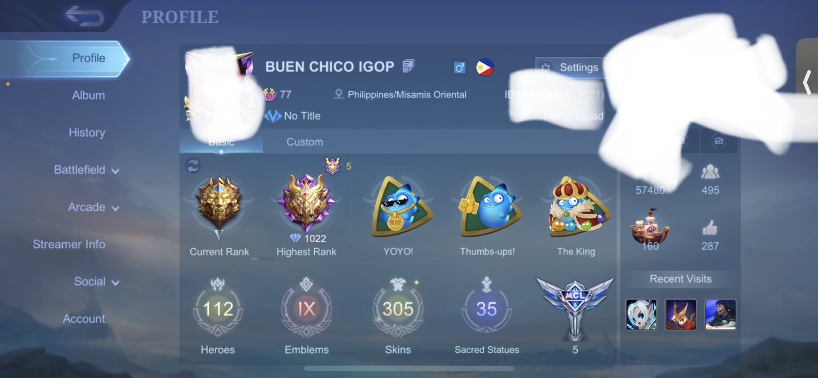 Selling - Mlbb premium acc for sale 300+ skins - EpicNPC