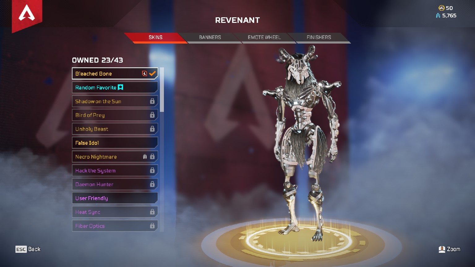 SOLD - Octane Heirloom+Sonic Boom+Peak Performance+El Tigre 5781 Kills ...