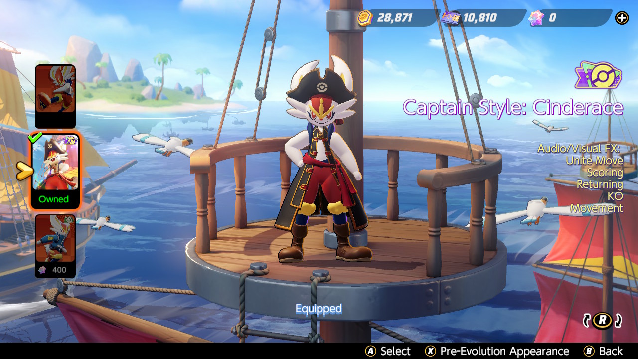SOLD - Pirate Captain Style Cinderace skin | Master 1900 points | 29 ...