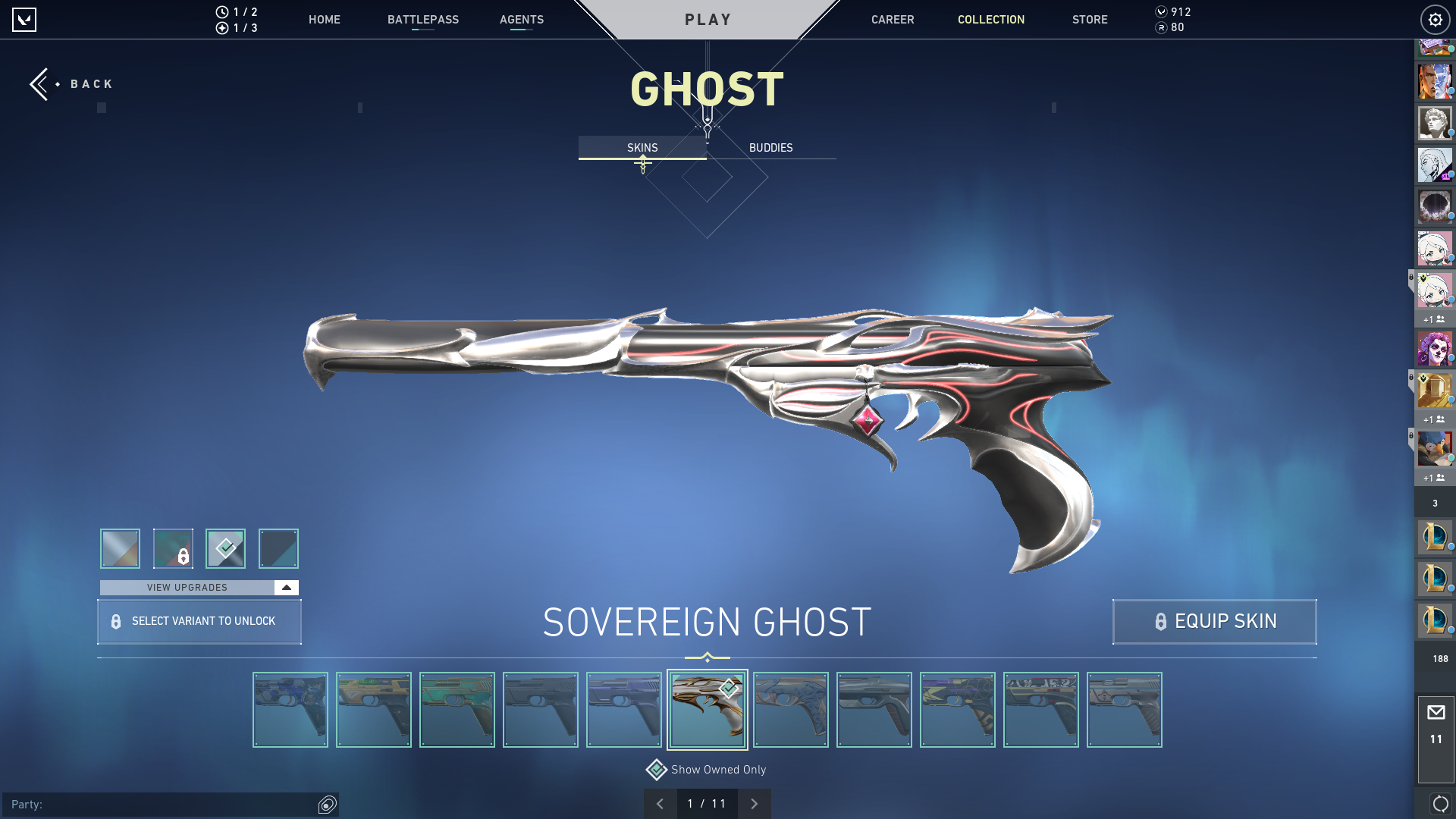 NA Valorant Imm account, $1000 worth of skins and every single immortal ...