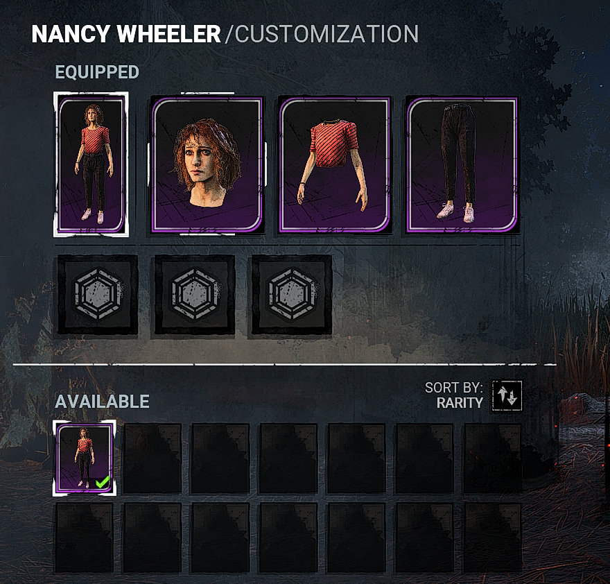 SOLD - DBD acc +Stranger Things cosmetics (+HYPE NEA cosmetic) read ...