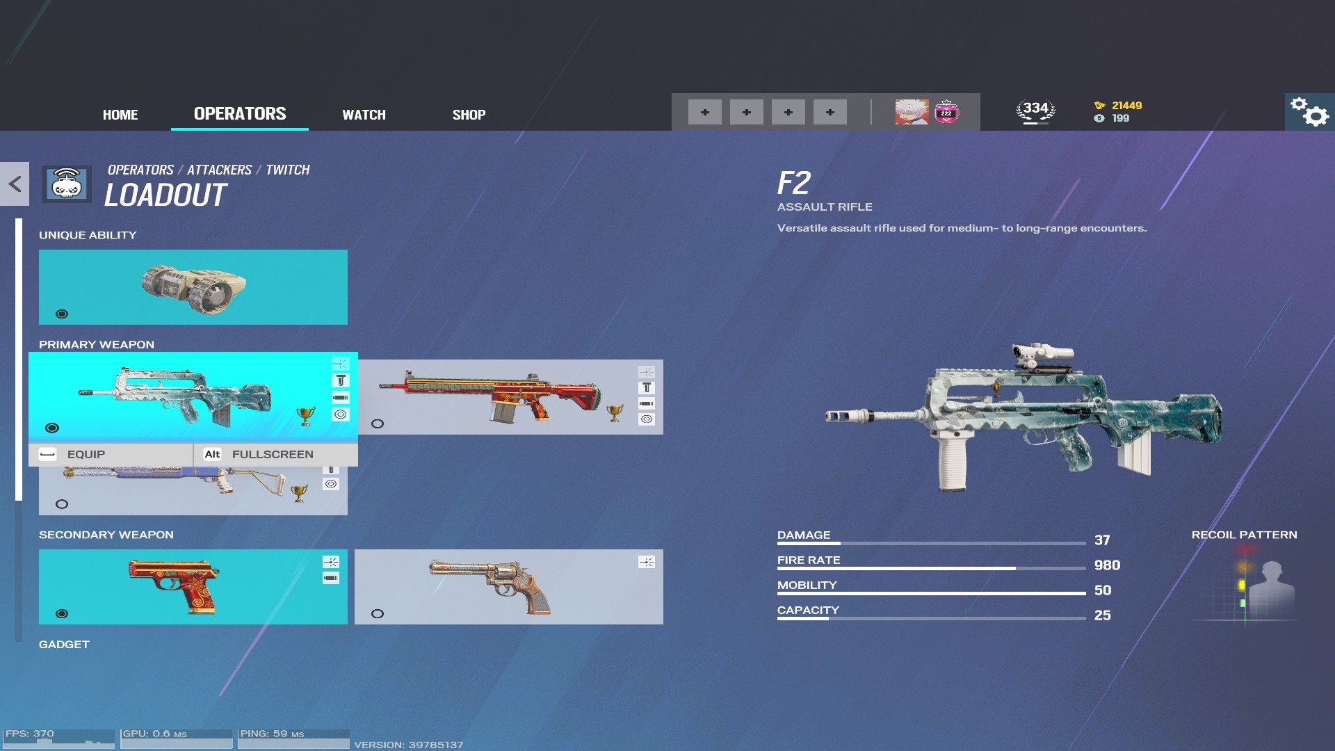 334 LVL Stacked acc Shaiko Skin GO4 Charm | EpicNPC Marketplace