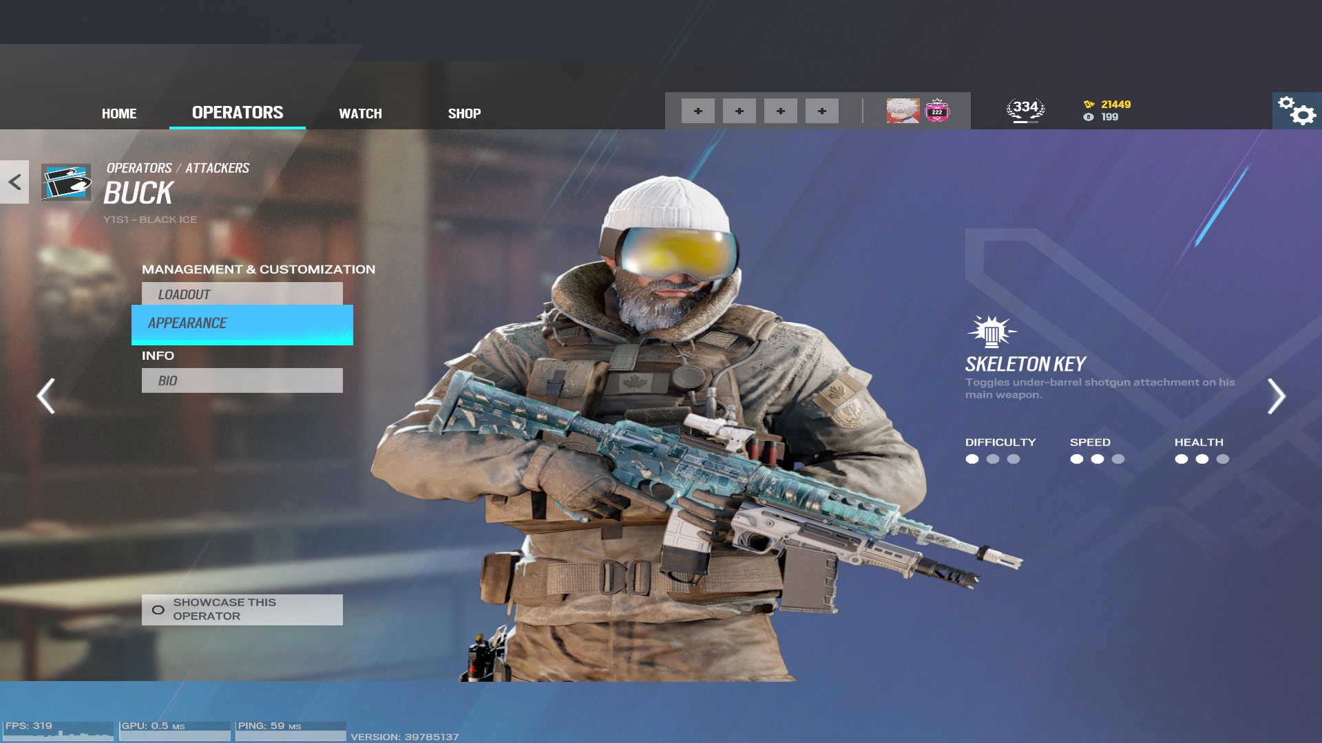 334 LVL Stacked acc Shaiko Skin GO4 Charm | EpicNPC Marketplace