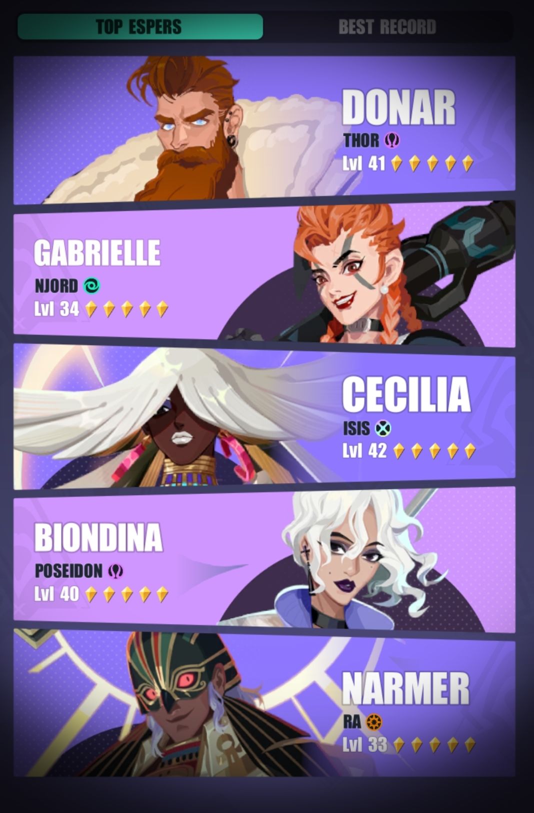 Selling - Dislyte 6 legendaries White Tiger Lin Xiao | EpicNPC Marketplace