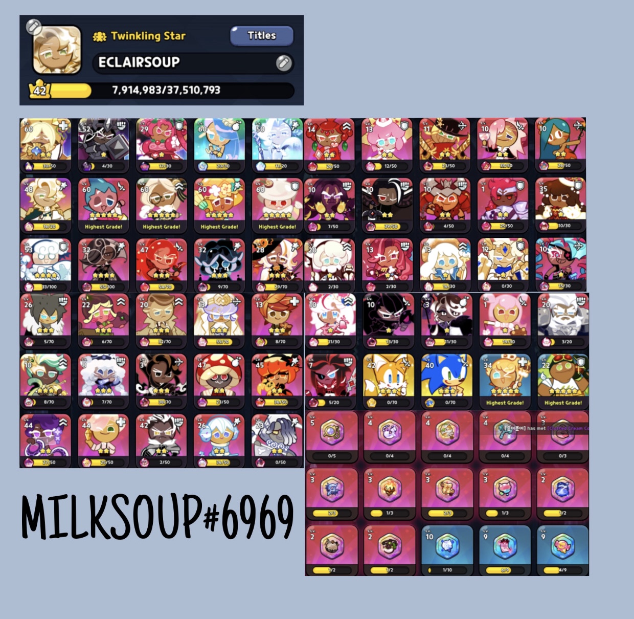 Trading - crk (pv server) w/ all cookies! lf $80+ or decent genshin acc ...