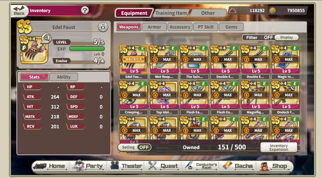 Selling Mist Train Girl En Nutaku 200 Epicnpc Marketplace
