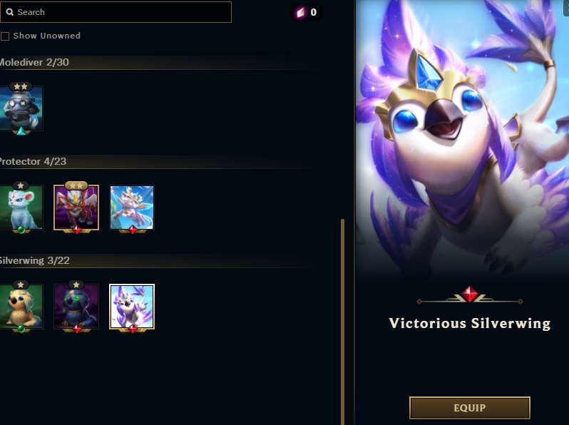 SOLD - TFT rare skins TFT season 1 platinum emote / victorious skins ...