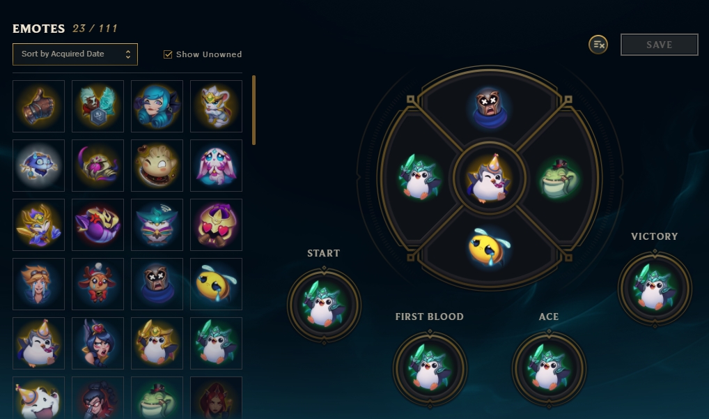 SOLD - TFT rare skins TFT season 1 platinum emote / victorious skins ...