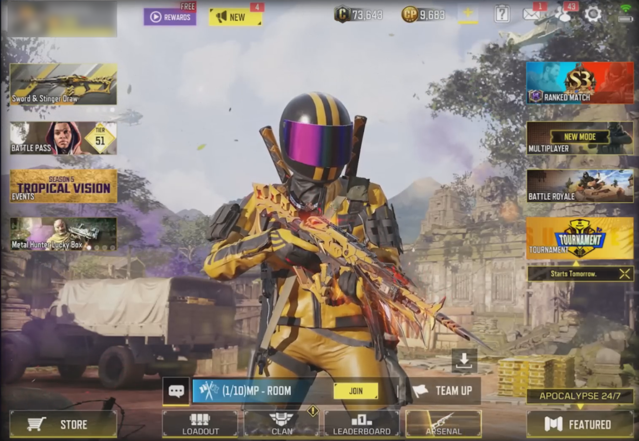 Selling - CODM acc 🔥5 mythic guns🔥28 Legendary guns🔥5 Legendary characters | EpicNPC Marketplace