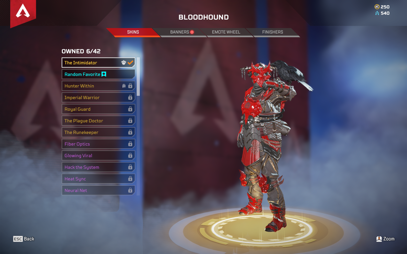 SOLD - wraith kunai heirloom eternal life skin + many limited skin ...