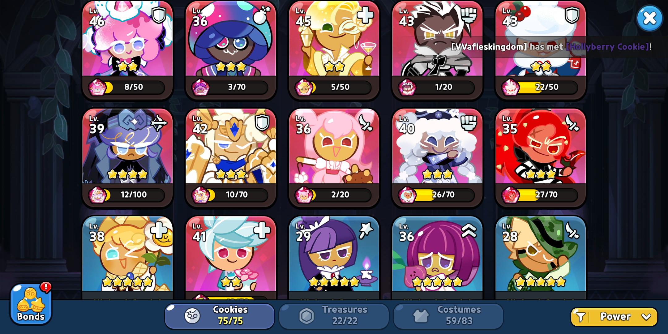 CRK Hollyberry Acc: All Cookies, 600k atk power - EpicNPC