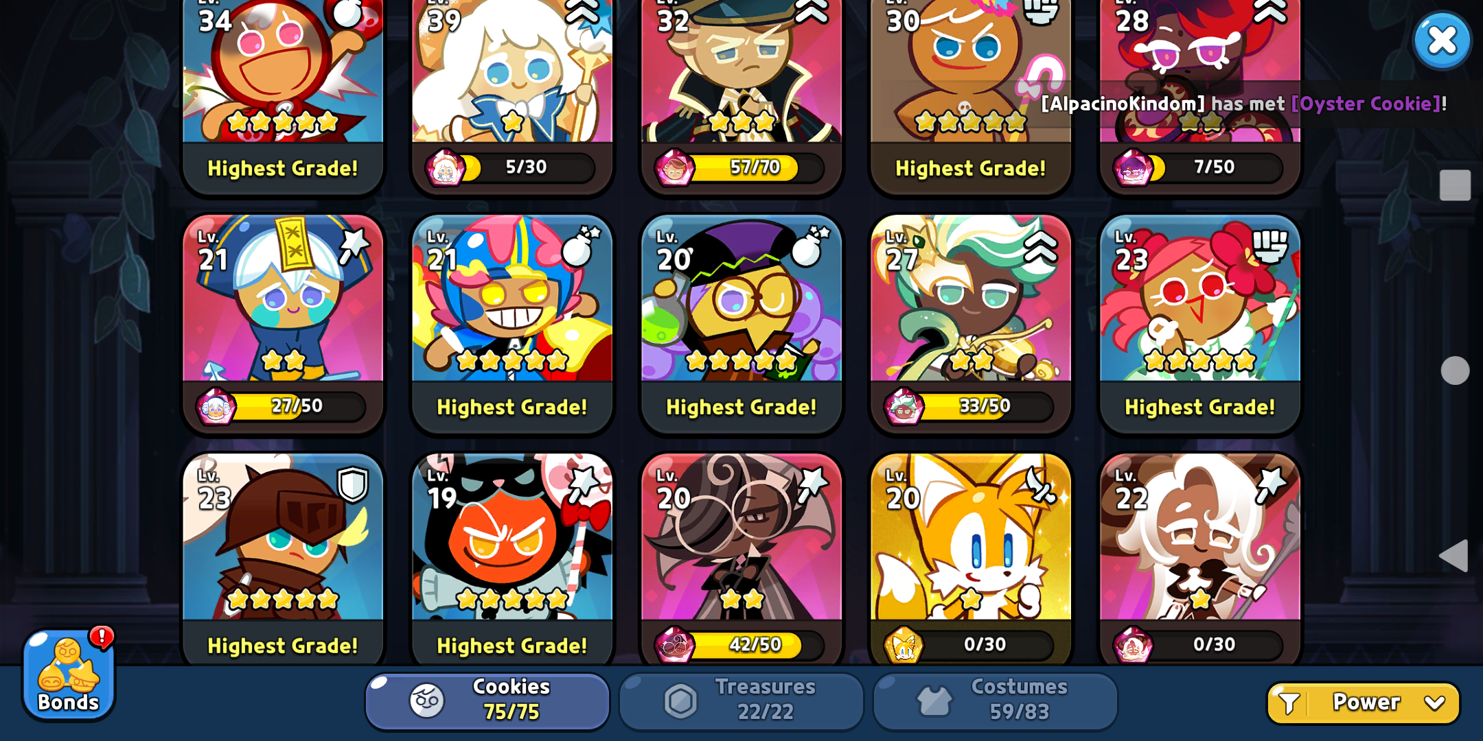 CRK Hollyberry Acc: All Cookies, 600k atk power | EpicNPC Marketplace