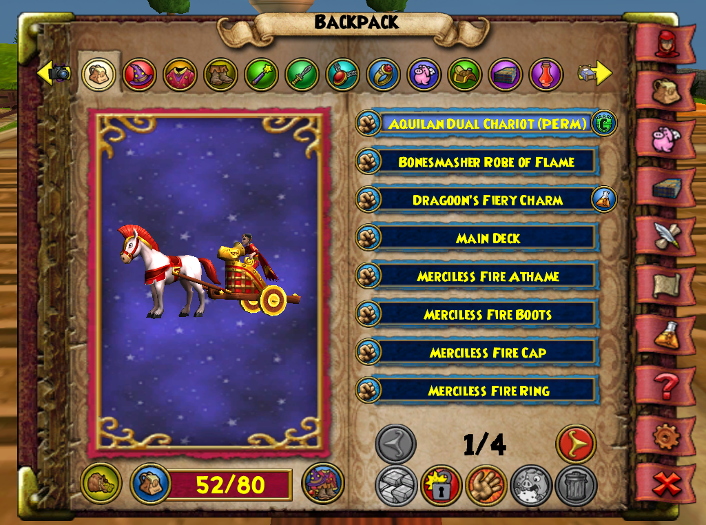 SOLD - Wizard101 Fire wizard level 150 + level 39 myth ( full merciless ...