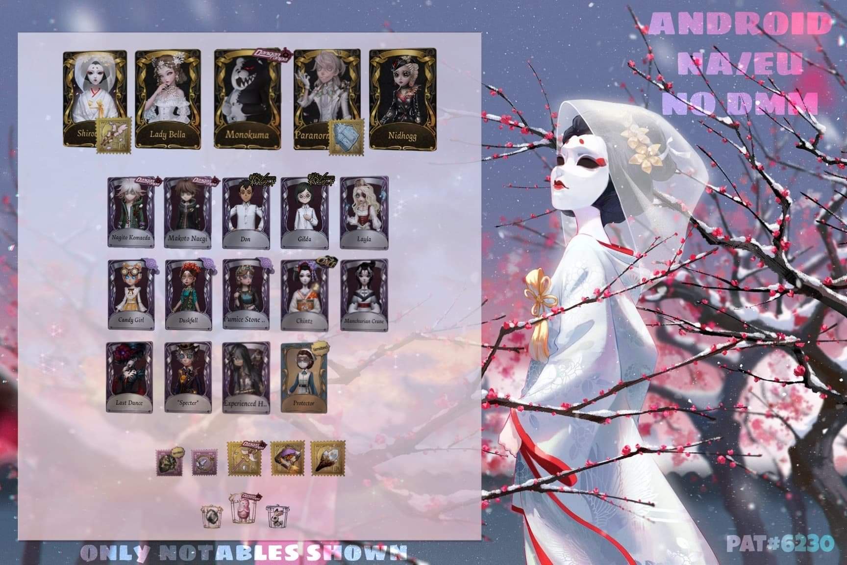 Selling - 5S 35A idv monokuma lady bella paranormal detective candy ...