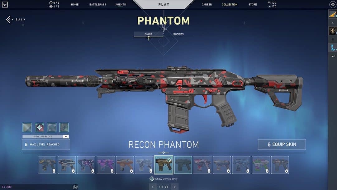 SOLD - SOL Vandal Recon Phantom rank plat1 (30usd) | EpicNPC Marketplace