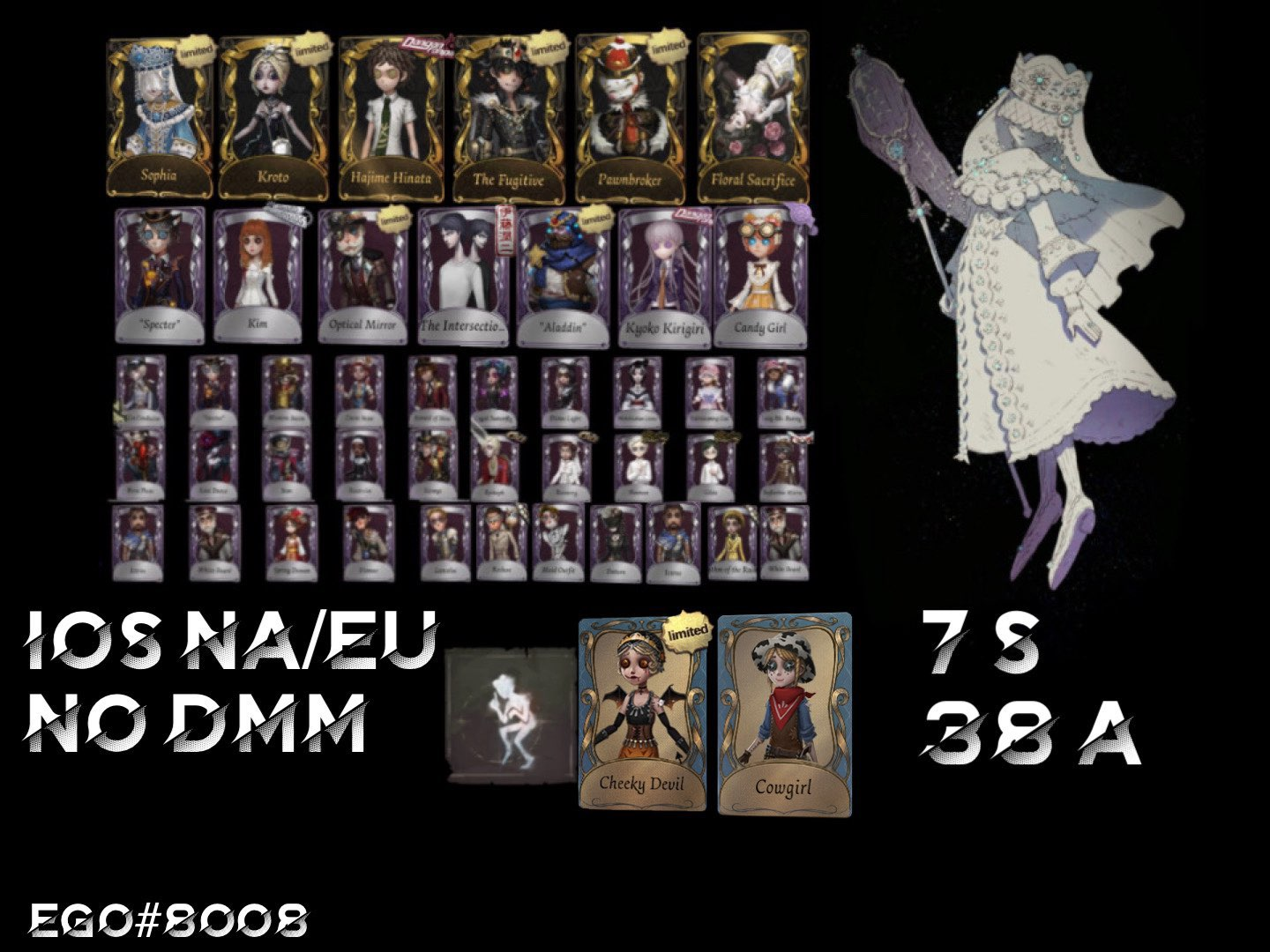 Identity V Accounts for Sale | PlayerUp: Worlds Leading Digital ...