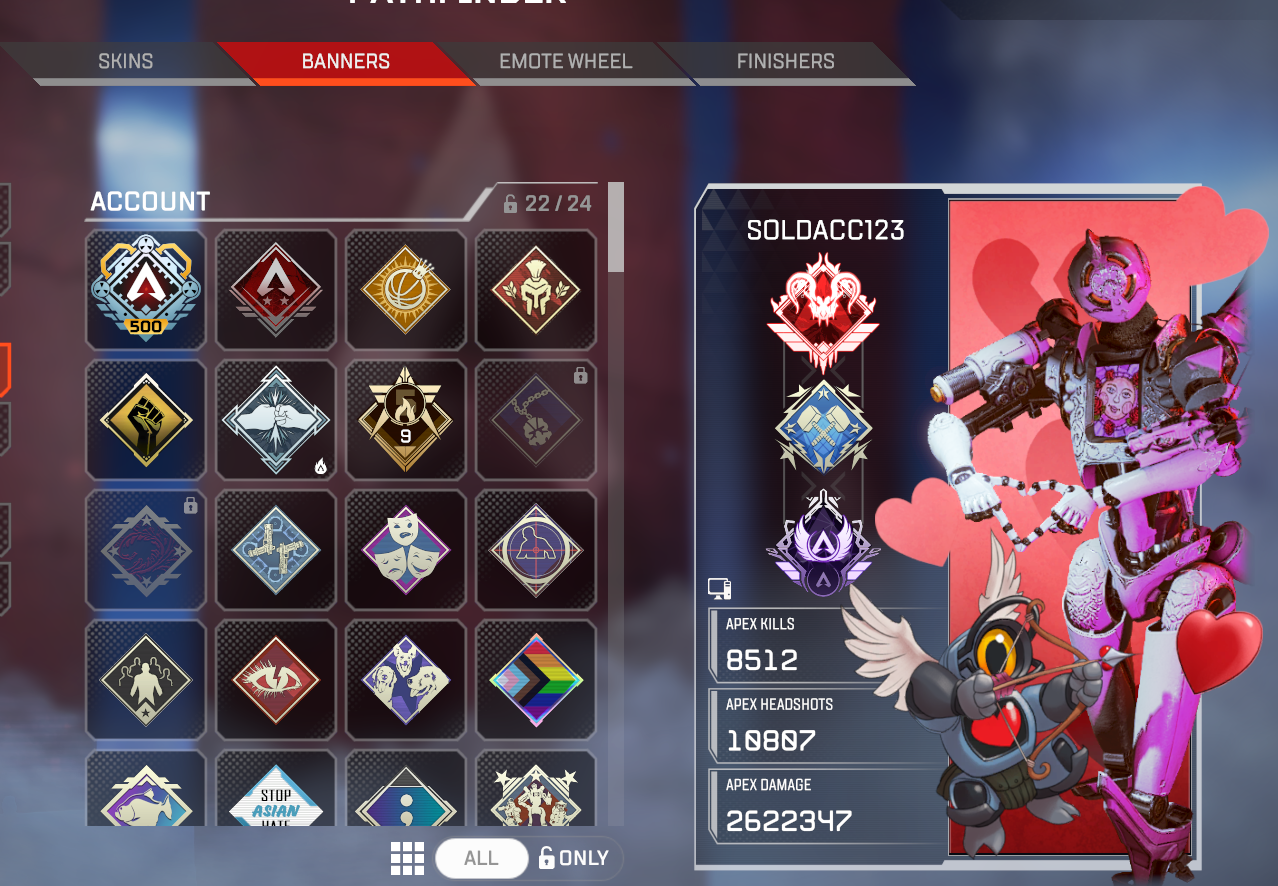 Selling - S3 pred s1-5,8,10 bp maxed. Algs badge. No OGE. | EpicNPC ...