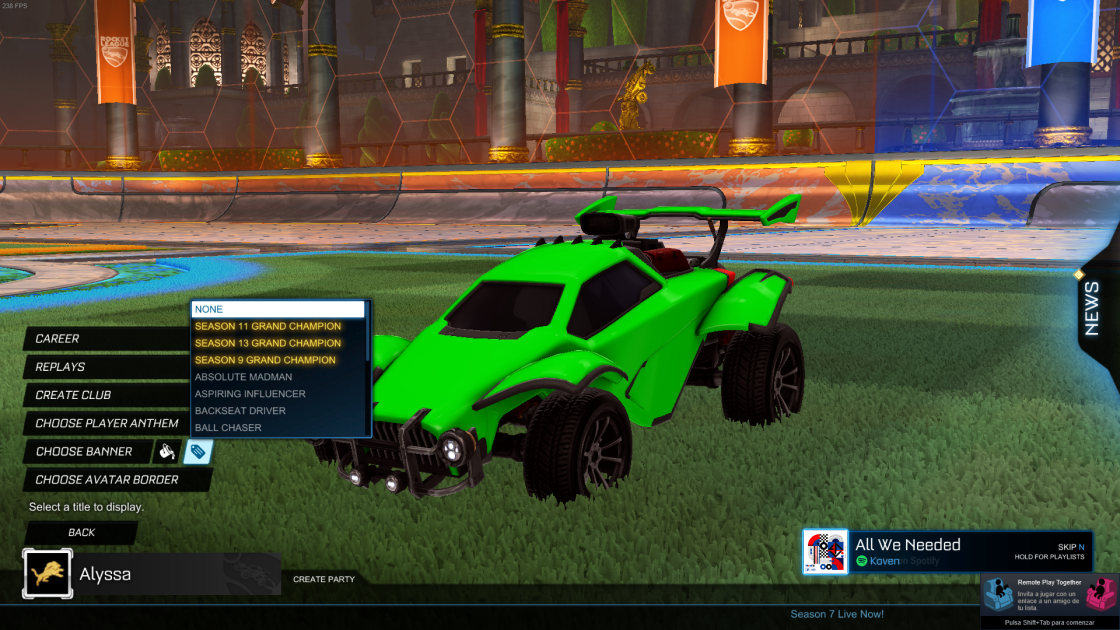 Selling - Rocket League Accounts ON SALE! gc tags / new ssl tags ...