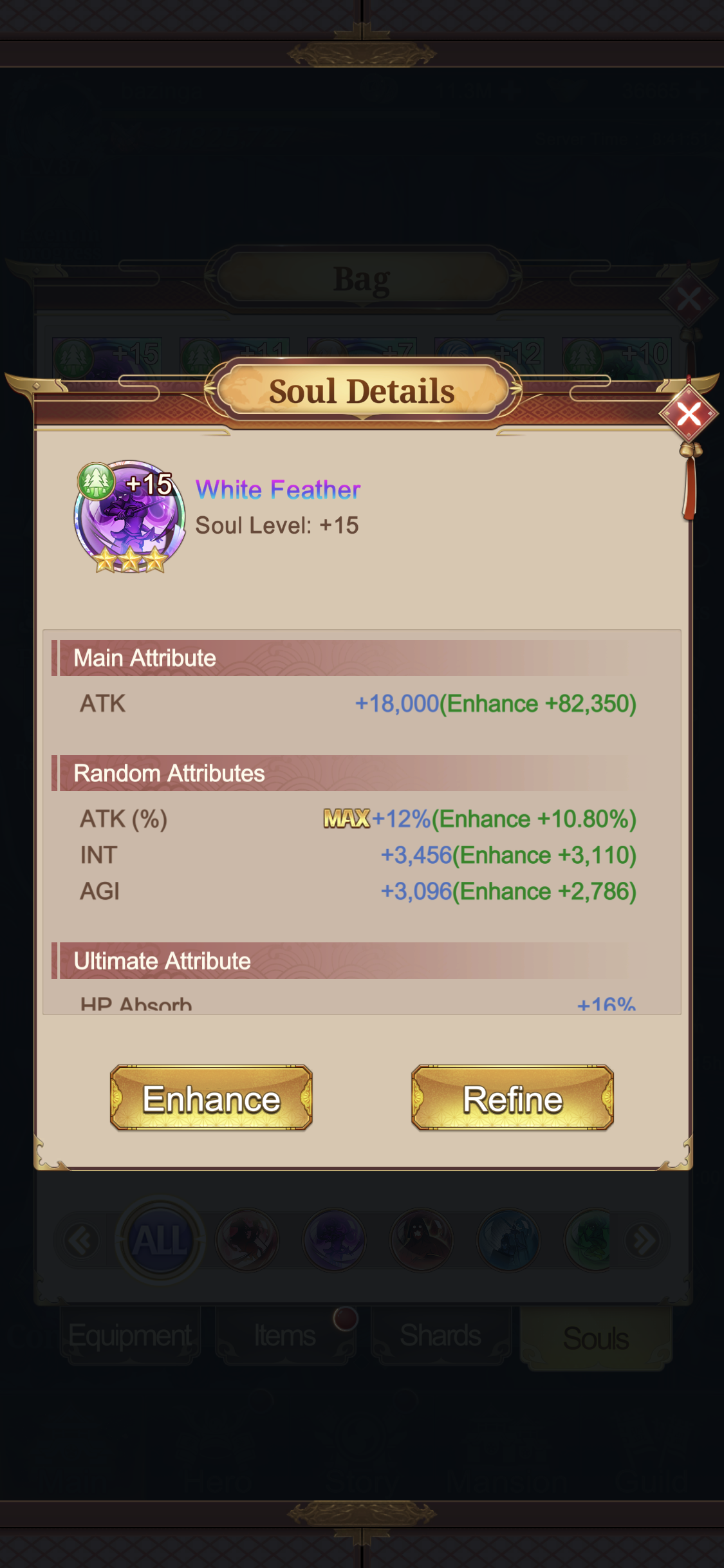 Attack on Time Shoujo Kaisen, UR+, 40k Gold, etc | EpicNPC Marketplace