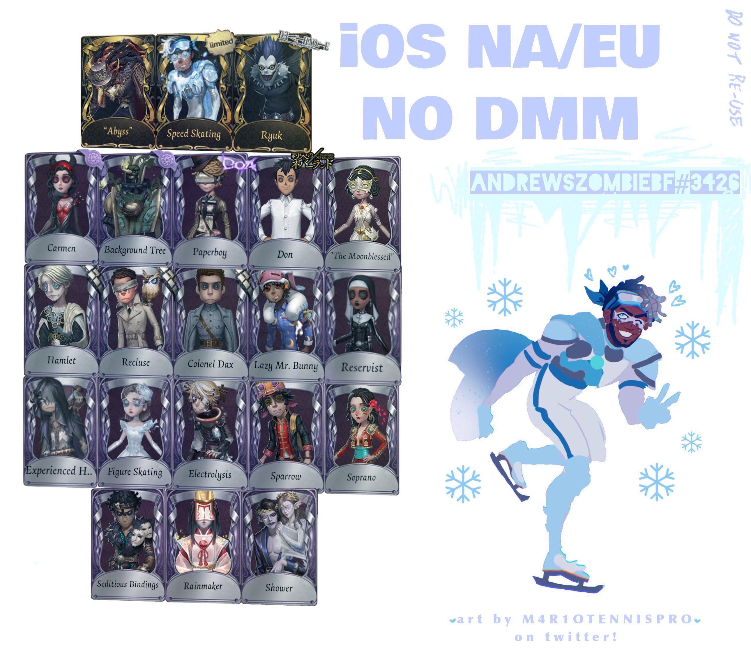 Trading - Idv speed skating and ryuk | EpicNPC Marketplace