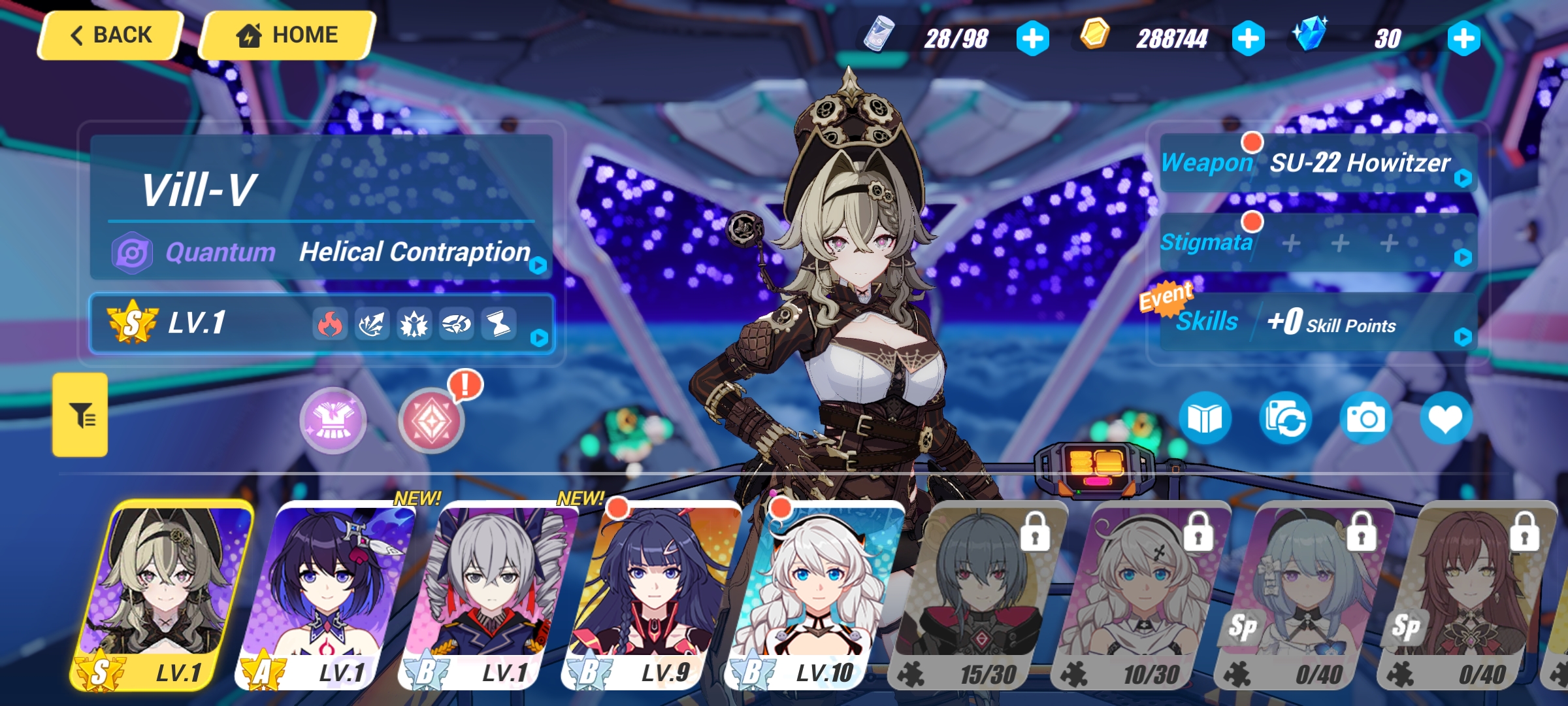 Selling - or Wtt Best starter honkai acc, Vill V/Nyx/HoF/SW,10$or ...