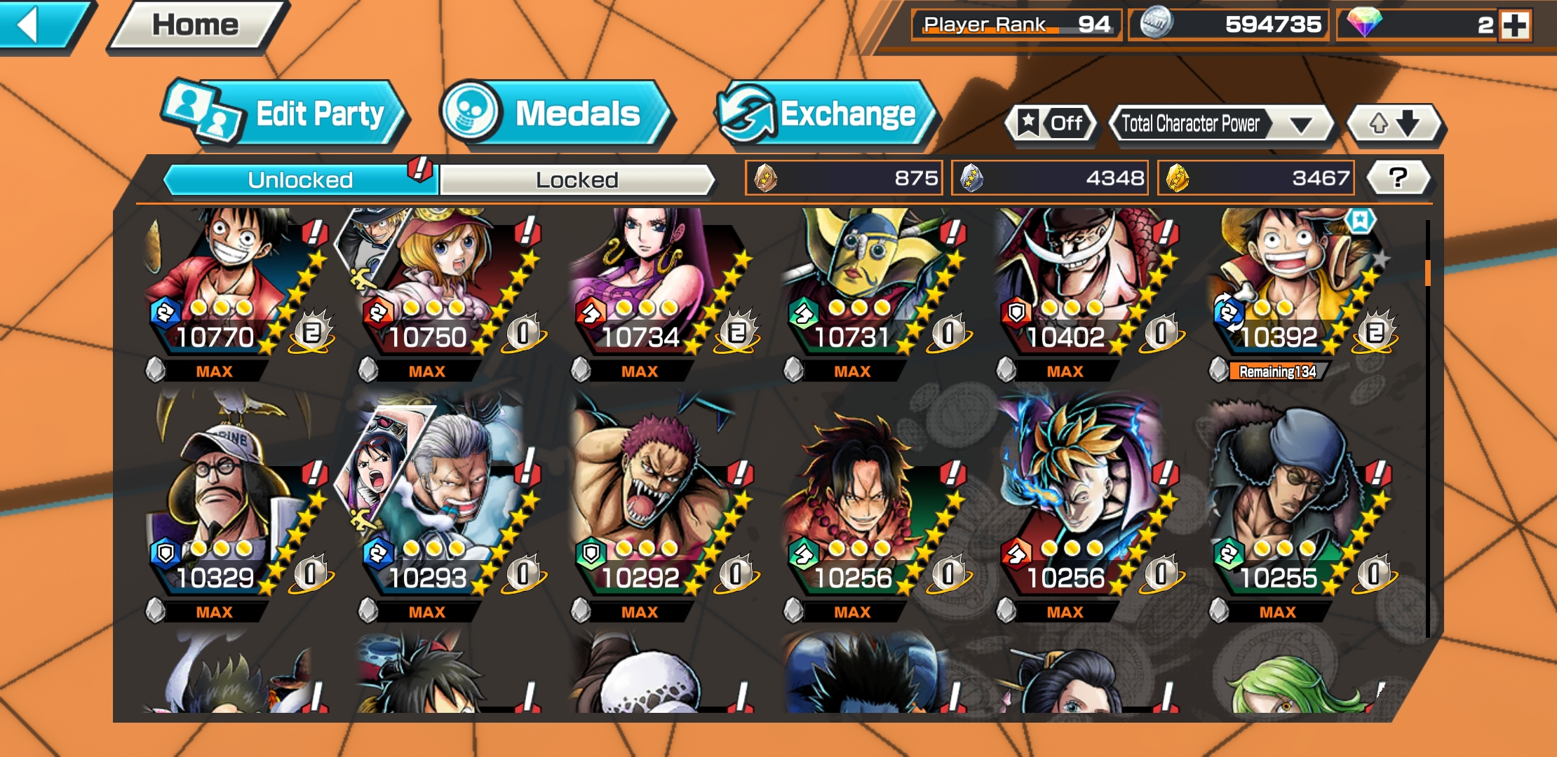 SOLD - OPBR [Selling] Playing since Day 1 Account with 8 EX Characters ...