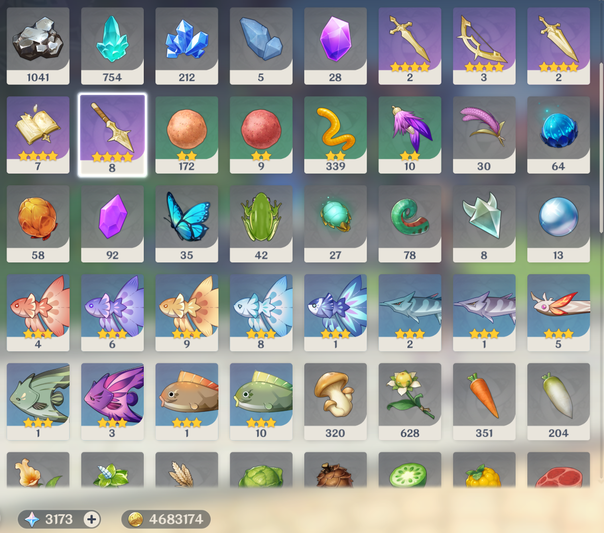 Genshin Impact stacked Account [EU] 33x 5⭐ | 1250+ 5-Star Artifacts ...