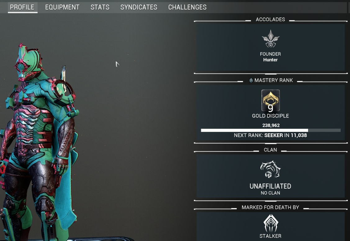 Selling - Warframe Founders (Hunter) Account | EpicNPC Marketplace